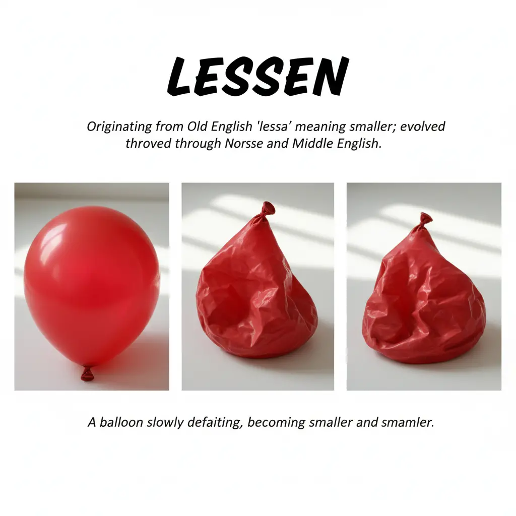 lessen - Learn English Vocabulary | LexiTalk