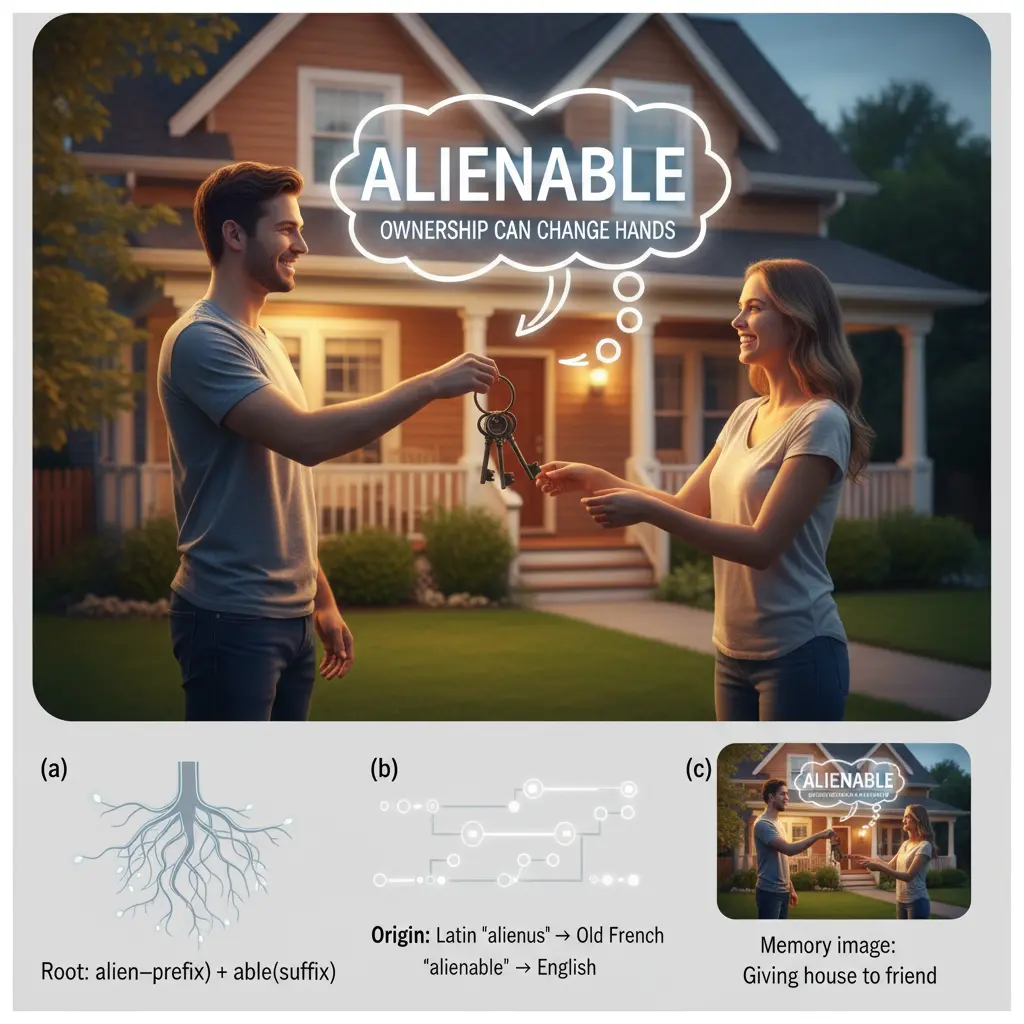 alienable - Learn English Vocabulary | LexiTalk