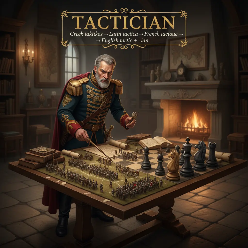 tactician - Learn English Vocabulary | LexiTalk