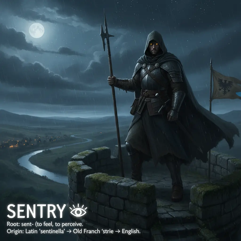 sentry - Learn English Vocabulary | LexiTalk