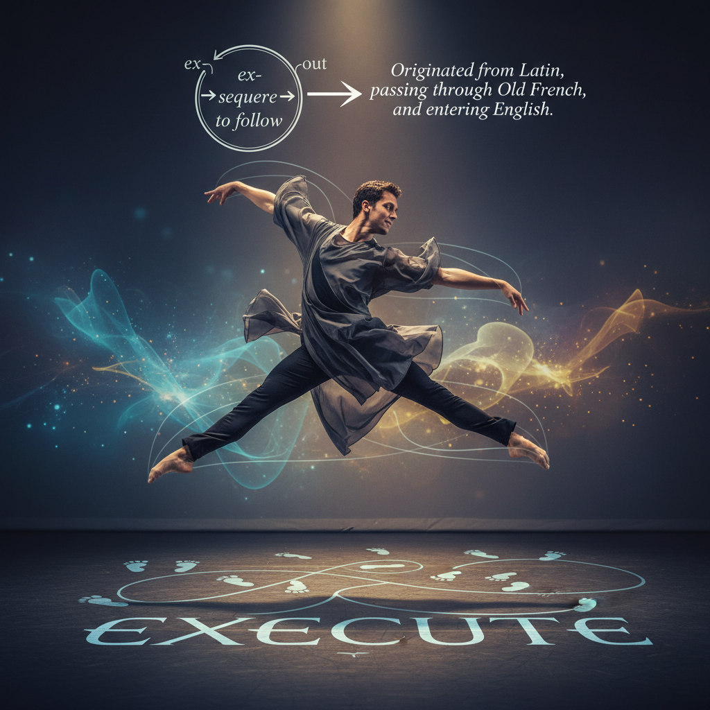 execute - executeの意味と発音 | 英語語彙学習 - LexiTalk AI